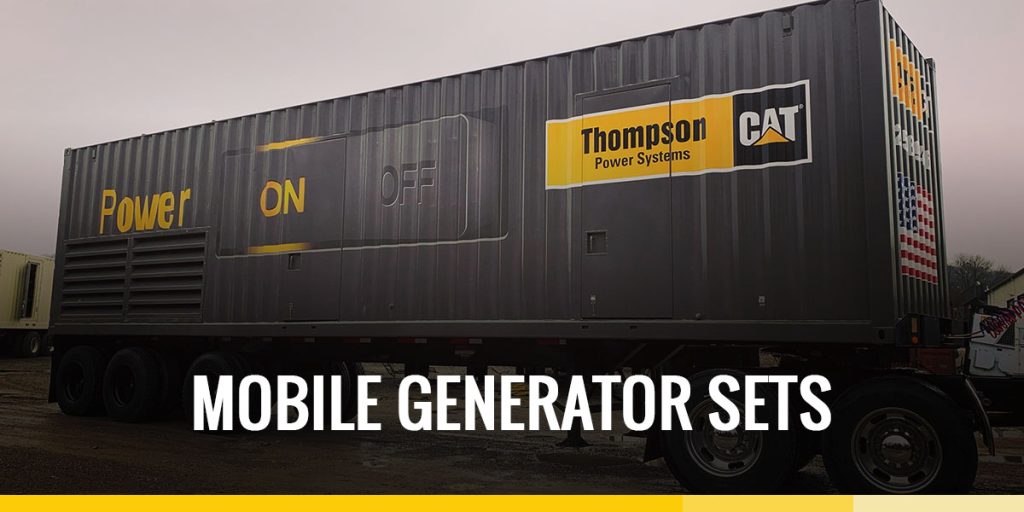 Rent Portable Generator Sets Today - Thompson Power Systems