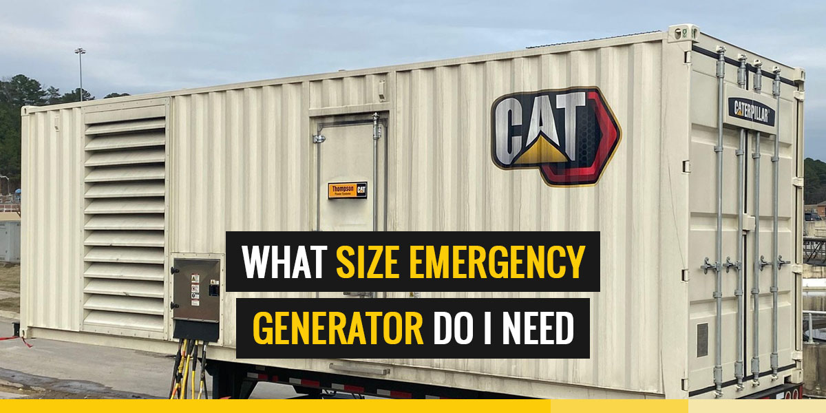 What Size Emergency Generator Do I Need?