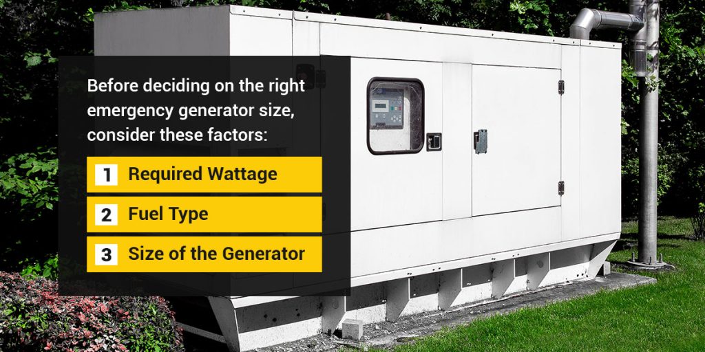 What Size Emergency Generator Do I Need?