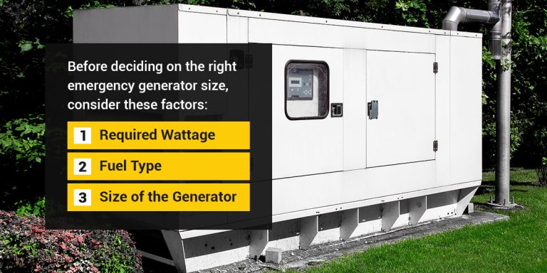 What Size Emergency Generator Do I Need?